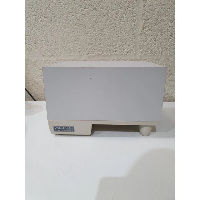 ALTEC LANSING ACS33 White Multimedia Computer Speaker System Powered ...