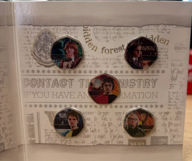 HARRY POTTER & The Goblet Of Fire Wizarding World 50p Style Tokens £0. ...