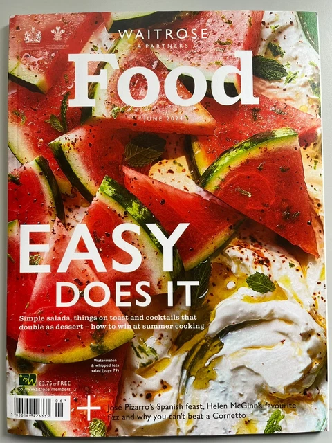 WAITROSE FOOD MAGAZINE June 2024 £7.22 - PicClick UK