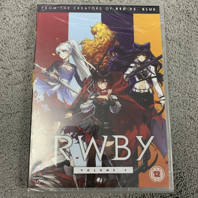 RWBY: VOL 4 DVD Anime Series, Ruby Rose - New & Sealed £24.89 - PicClick UK