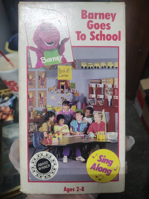 BARNEY GOES TO School Sing Along VHS Tape 1990 The Lyons Group £4.61 ...
