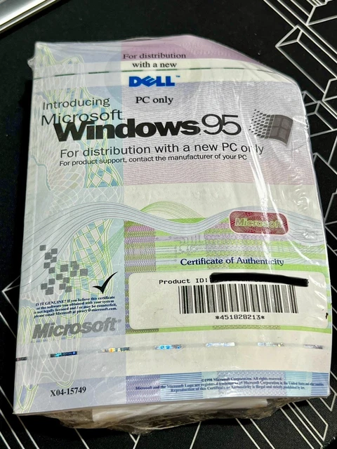 INSTALLA FLOPPY DISK originali OEM Microsoft Windows 95 | PC vintage | NUOVI SIGILLATI! EUR 57 ...