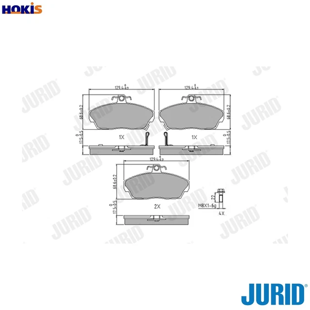 BRAKE PAD SET DISC BRAKE 571438J FOR MG EXPRESS/Hatchback/Van LOTUS ...