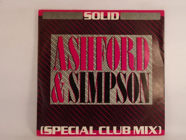 ASHFORD AND SIMPSON SOLID (262) 3 pistes 12 pouces manche photo unique ...