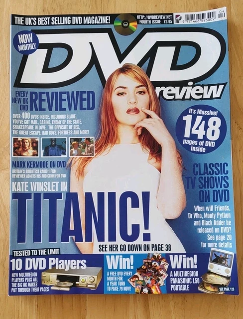 VINTAGE DVD REVIEW Magazine Issue 4, 1999, Titanic, Kate Winslet Cover ...