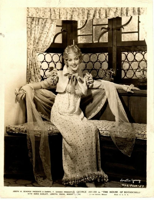 HOUSE OF ROTHSCHILD 8 X 10 Movie/Film/Star/Publicity Photo-1934-LORETTA ...