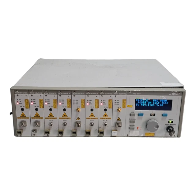 THORLABS PROFILO PRO 8000 Modulo Chassis Con 8x Wdm Sources Laboratorio ...