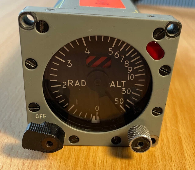 TORNADO COCKPIT INSTRUMENT Radar Altimeter RA Gauge K0481 Smiths £17.00 ...