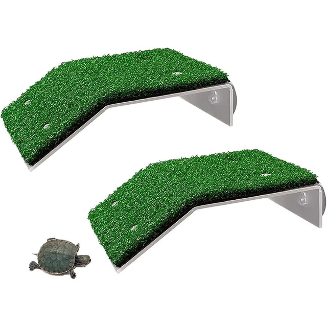 TURTLE FLOATING ISLAND Turtle Basking Platform Turtle Ladder Moss ...