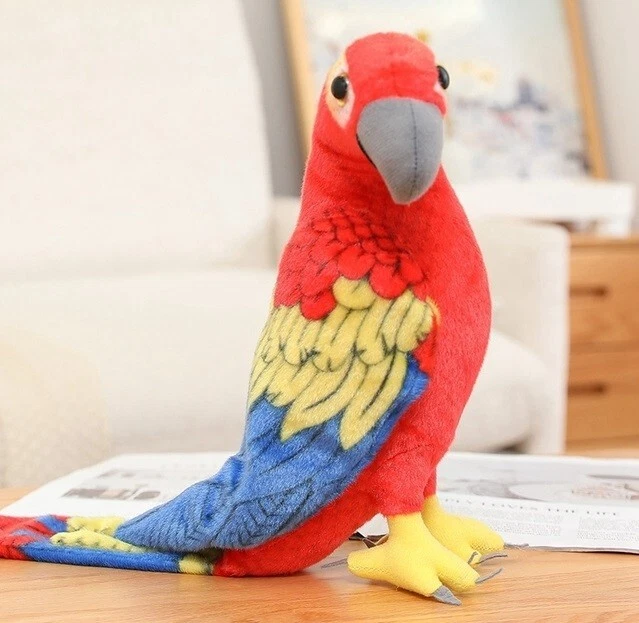 BUDGERIGAR PARROT BIRD 20 Inch Stuffed Animal Plush Toys Toddler Doll ...