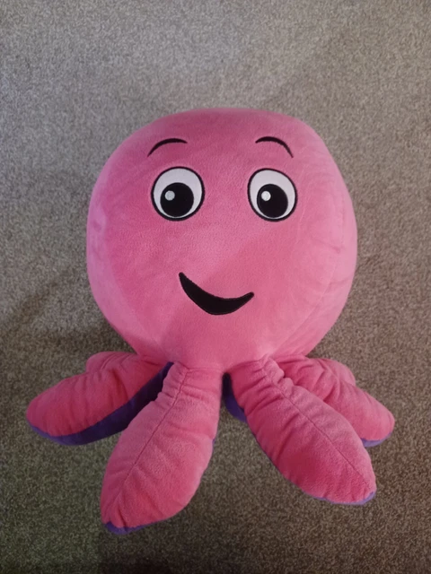 OCTOPUS ENERGY CONSTANTINE großes rosa weiches Plüschtier Kuscheltier ...