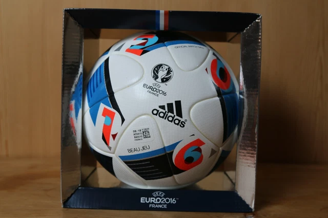 ADIDAS OFFICIAL MATCH Ball Beau Jeu OMB Spielball UEFA EURO 2016 France ...
