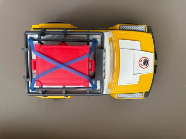 PLAYMOBIL 9128 BERGRETTER-EINSATZFAHRZEUG – keine; OVP - Anleitung ...