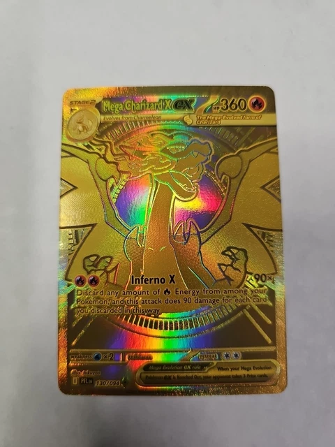 POKEMON TCG - Mega Charizard X ex - 130/094 - ME02: Phantasmal Flames ...