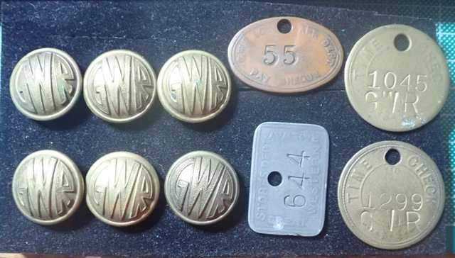 GWR BUTTONS & Tokens/Cheques £29.99 - PicClick UK