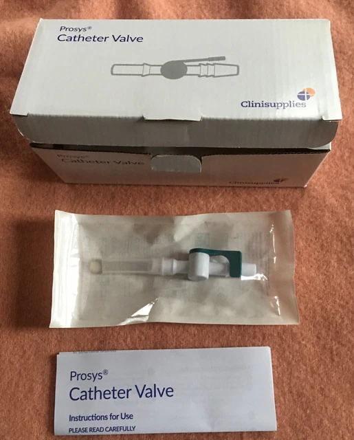 PROSYS CATHETER VALVE Sterile Pouch Box of 5 PCV3942 Expiry 28/03/27 ...