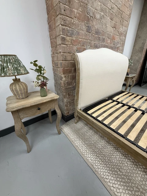 LOAF COCO KINGSIZE Bed 150 Width Stunning Linen Washed Oak Frame RRP £ ...