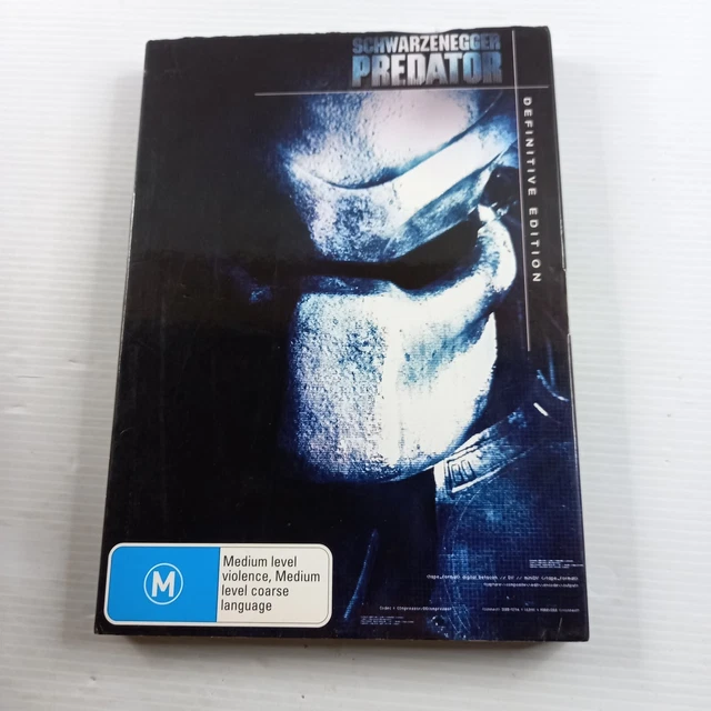 PREDATOR DVD DEFINITIVE Edition Arnold Schwarzenegger Film Movie Region ...