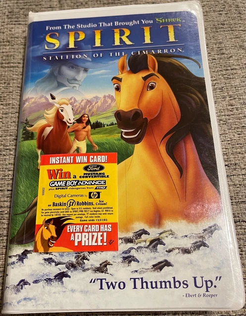 SPIRIT: STALLION OF the Cimarron (VHS, 2002, Clamshell) EUR 8,99 ...