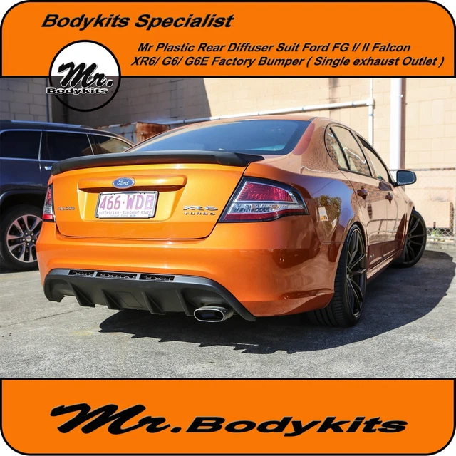 PLASTIC REAR DIFFUSER For Ford Falcon Fg Xr6 Xr8 G6 G6E Bumper (Single ...