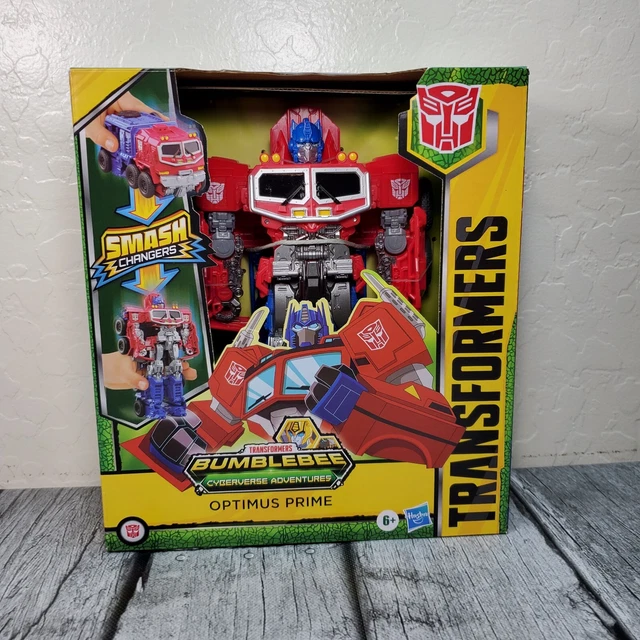 TRANSFORMERS BUMBLEBEE CYBERVERSE Adventures Optimus Prime 8" Action ...