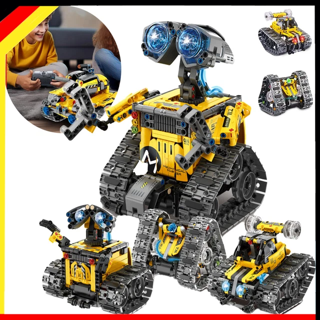 TECHNIK FERNGESTEUERT BAUSPIELZEUG für Kinder 4 in 1 Programmierung RC Roboter EUR 32,99 ...