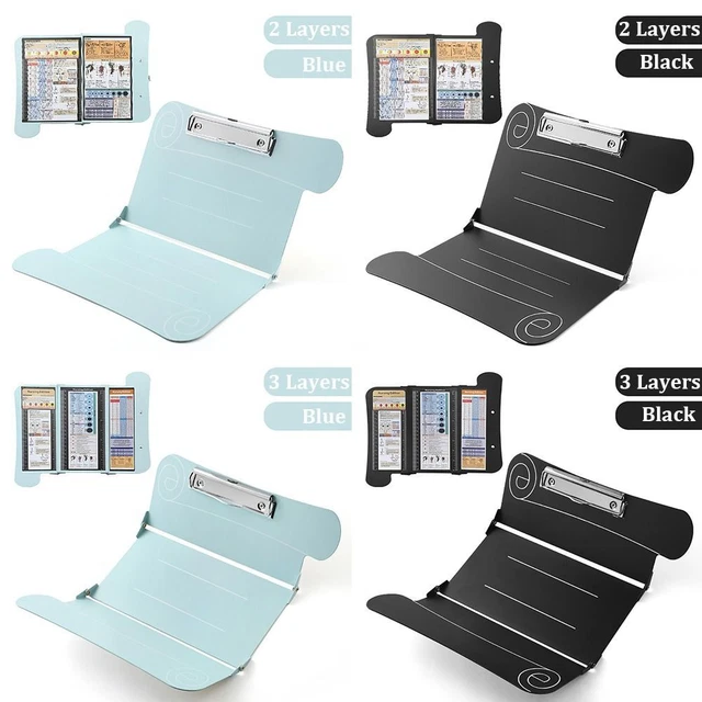 ALUMINIUM FOLDABLE CLIPBOARD Foldable Board Folder Portable A4 File ...
