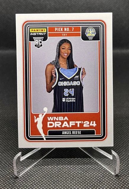 2024 PANINI INSTANT WNBA Draft Night Angel Reese #DN- 6 Rookie Card ...