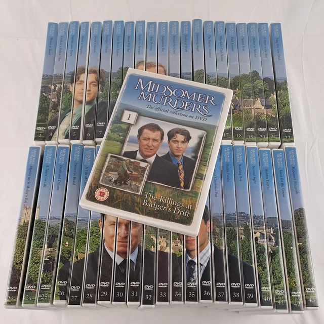 MIDSOMER MURDERS THE Official DVD Collection Vol 1-43 EUR 23,40 - PicClick IT