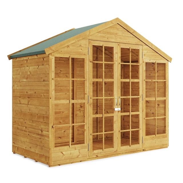 BILLYOH HARPER SUMMERHOUSE 4x8 - 12x8 Garden Office Room Heavy Duty ...