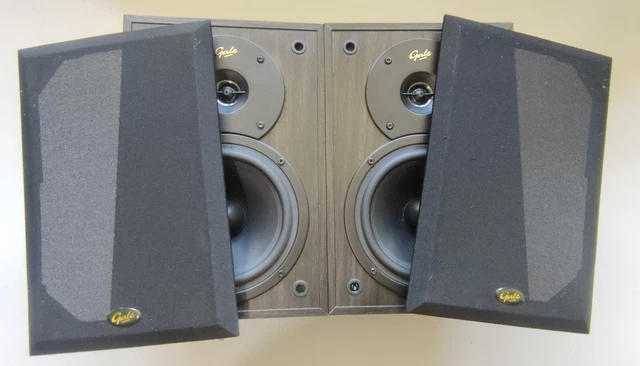 GALE MINI MONITOR bookshelf speakers 100W 6Ω black £50.00 - PicClick UK