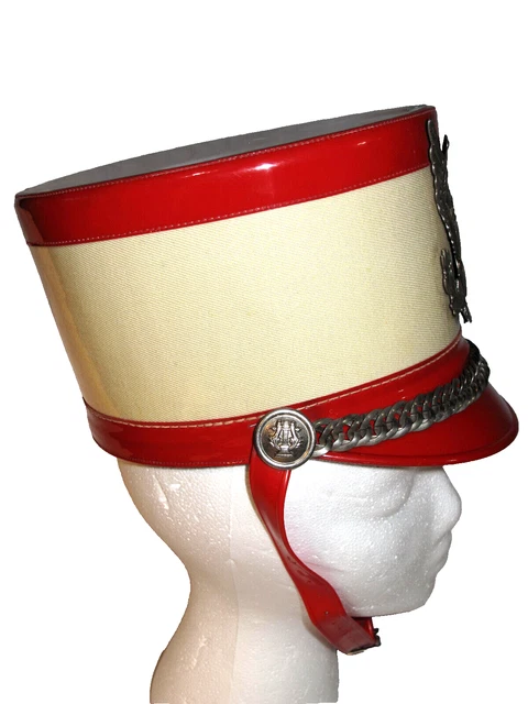 VINTAGE SHAKO HAT Marching Band W Bayly & Son Bayl-Stron 1960's Made in ...