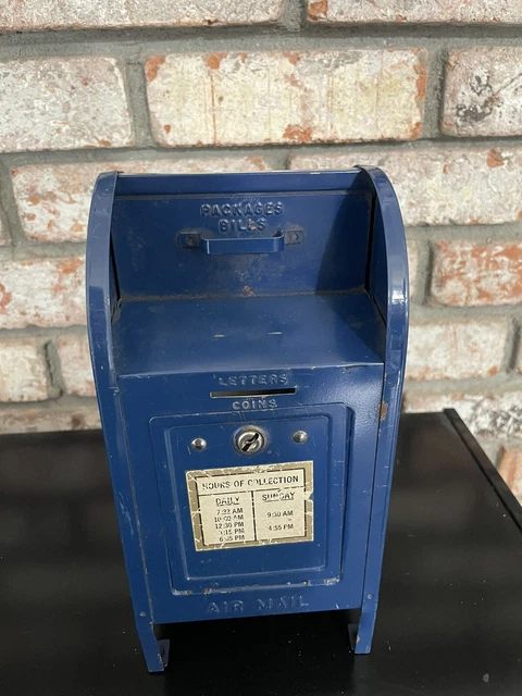 VINTAGE BRUMBERGER USPS Mailbox Piggy Bank No Key $23.99 - PicClick