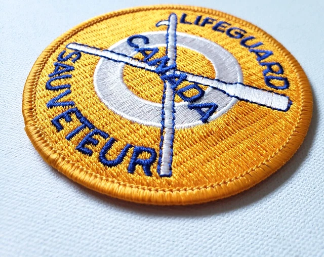 VINTAGE PATCH LIFEGUARD CANADA SAUVETEUR Emergency Rescue $7.00 ...