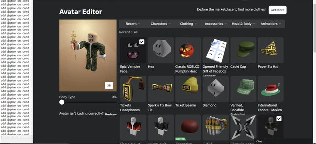 ROBLOX EPIC VAMP+HEAD Hex+Octoblox+Classic Zucca+11K Rap EUR 281,17 ...