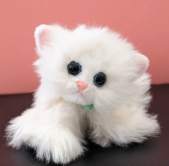 KITTY KITTY KITTENS Cat 'Snowball' Soft Plush Purring Toy £57.00 ...