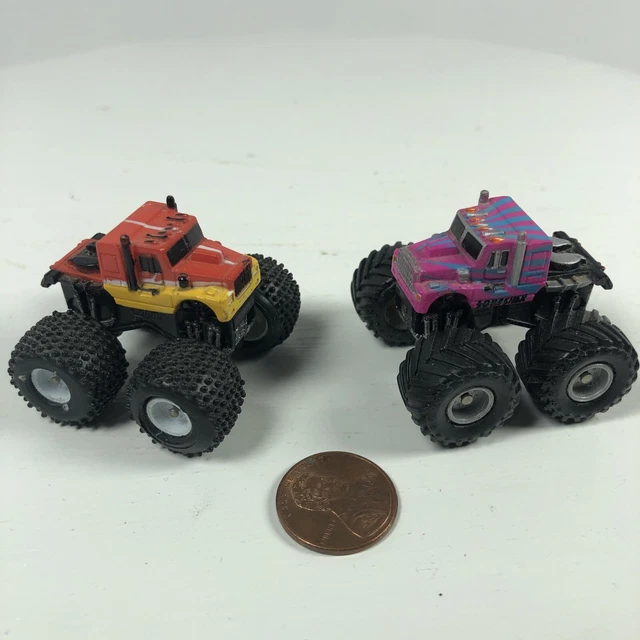 MICRO MACHINES VINTAGE Galoob Monster Truck Kenworth Semi Cab(lot of 2 ...