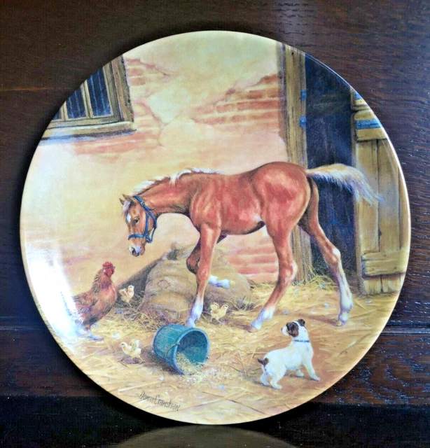 ROYAL WORCESTER COLLECTORS Plate 'Chance Encounter' 1992 £12.99 ...