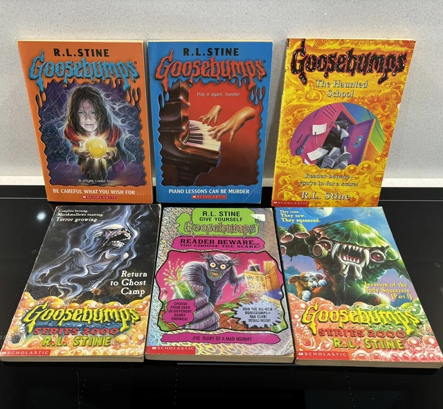 VINTAGE GOOSEBUMPS 6 Book Bundle R.L Stine 90s Teen Horror £19.99 ...