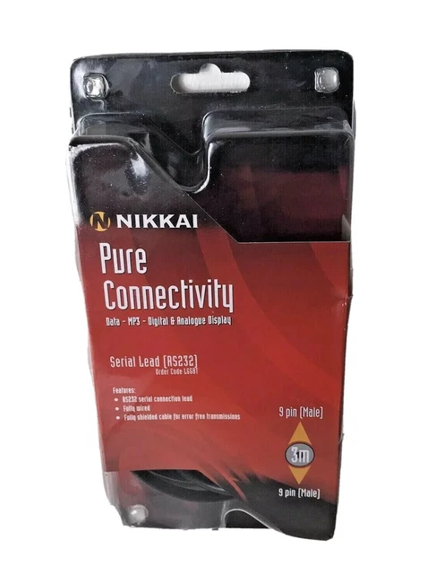 NIKKAI PURE CONNECTIVITY RS232 piombo seriale 9 PIN maschio a 9 PIN ...