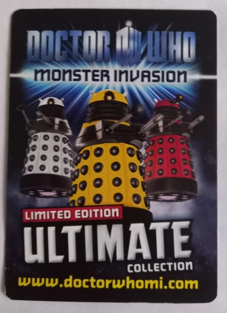DOCTOR WHO MONSTER Invasion Ltd Edition Trading Card #451 Double ...