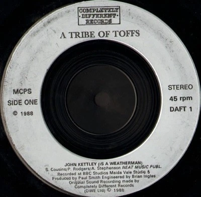 A TRIBE OF TOFFS john kettley 7" WS EX/ completely different records ...
