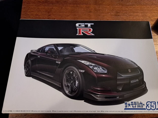 AOSHIMA 1/24 - Nissan Skyline R35 GT-R Spec V 2009 kit modèle de voiture EUR 35,15 - PicClick FR