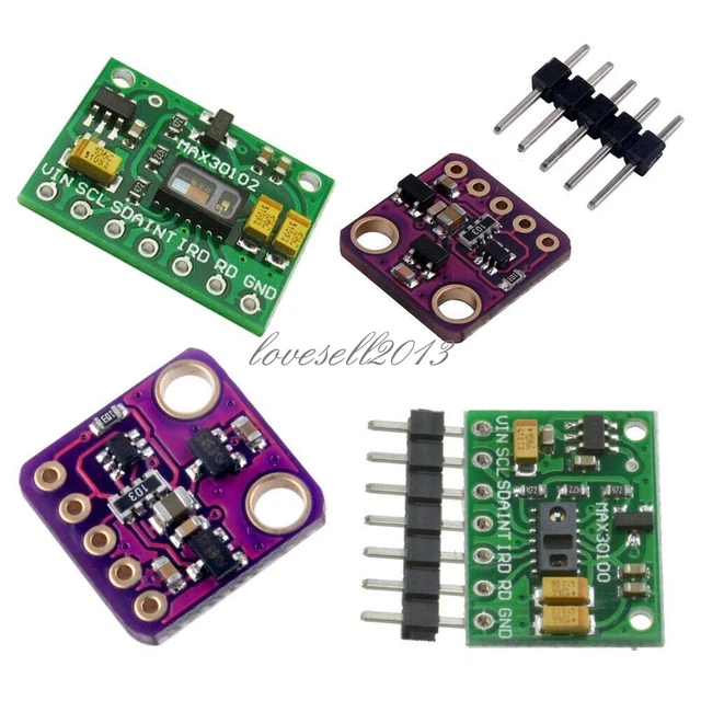 MAX30100 MAX30102 HEART Rate Breakout Sensor Blood Oxygen Transducer ...