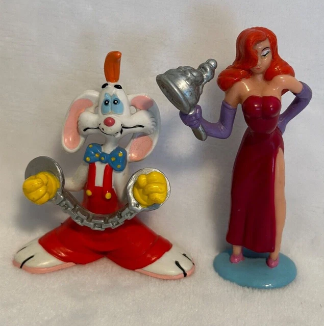 WHO FRAMED ROGER Rabbit Jessica Rabbit Figures Disney 1987. $16.99 ...
