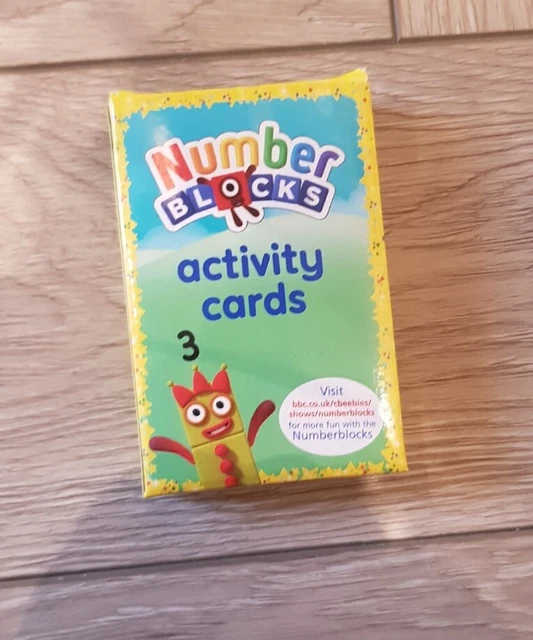 CBEEBIES NUMBERBLOCKS - 52 Activity Cards - 3 Great Number Blocks Games ...