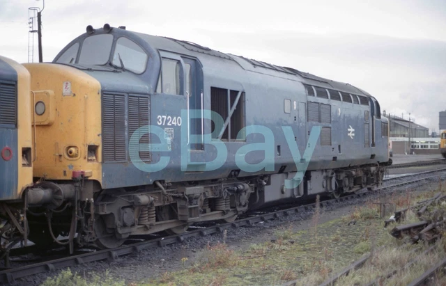 35MM RAILWAY NEGATIVE of Class 37 37240 @ Frodingham Copyright to Buyer ...