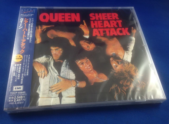 QUEEN: SHEER HEART Attack (RARE 2001 JAPAN 24bit ART REMASTER PROMO ...