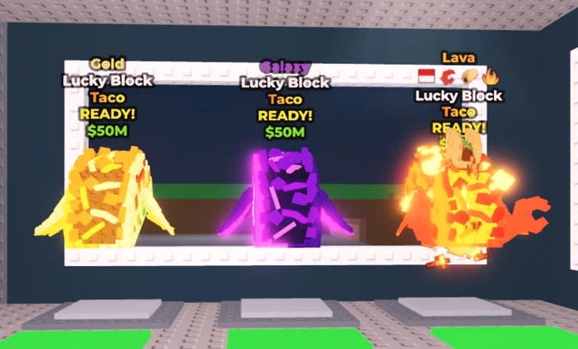 STEAL A BRAINROT 5 Together taco lucky blocks Galaxy Lava Traits £1.74 ...