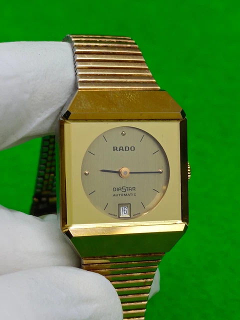 RADO DIASTAR WATCH Automatic 17 Jewels Date Indicator 565.0123.3.8 £182 ...
